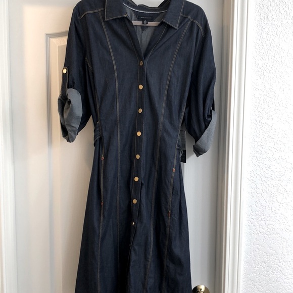 Tommy Hilfiger | Dresses | Tommy Hilfiger Denim Snap Front Dress | Poshmark
